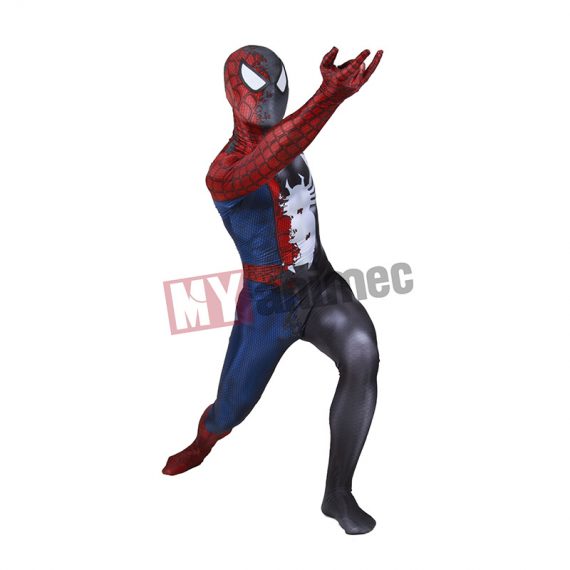 The Amazing Spider Man Venom Costume Halloween Party Bodysuits Myanimec