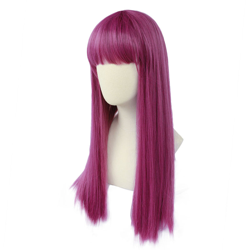 Descendants 2 Mal cosplaying wig female long straight hair - MYanimec