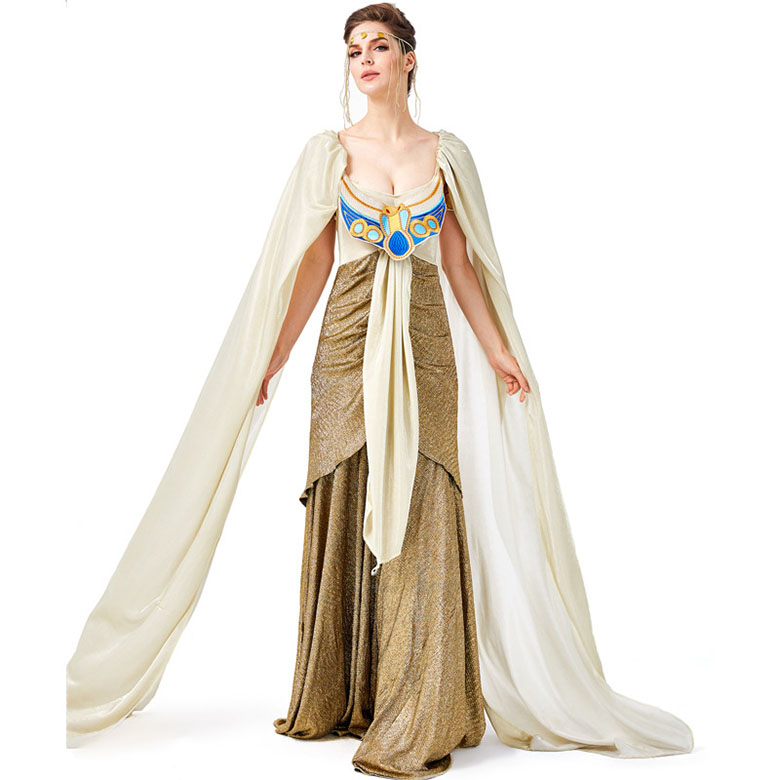 Halloween adult ancient Egyptian cleopatra gorgeous dress drama ...