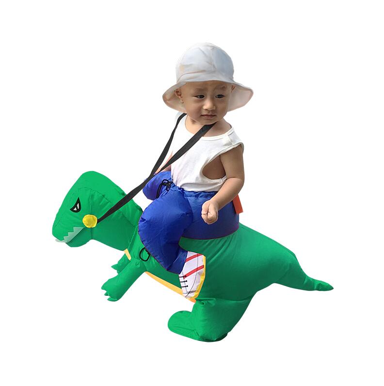 Children's Inflatable Dinosaur Tyrannosaurus Clothes mini kids Clothing ...