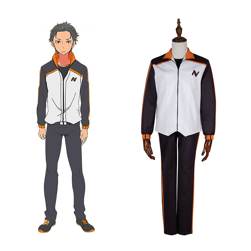 Natsuki Subaru three-piece cosplay costume the male master for Re Life ...