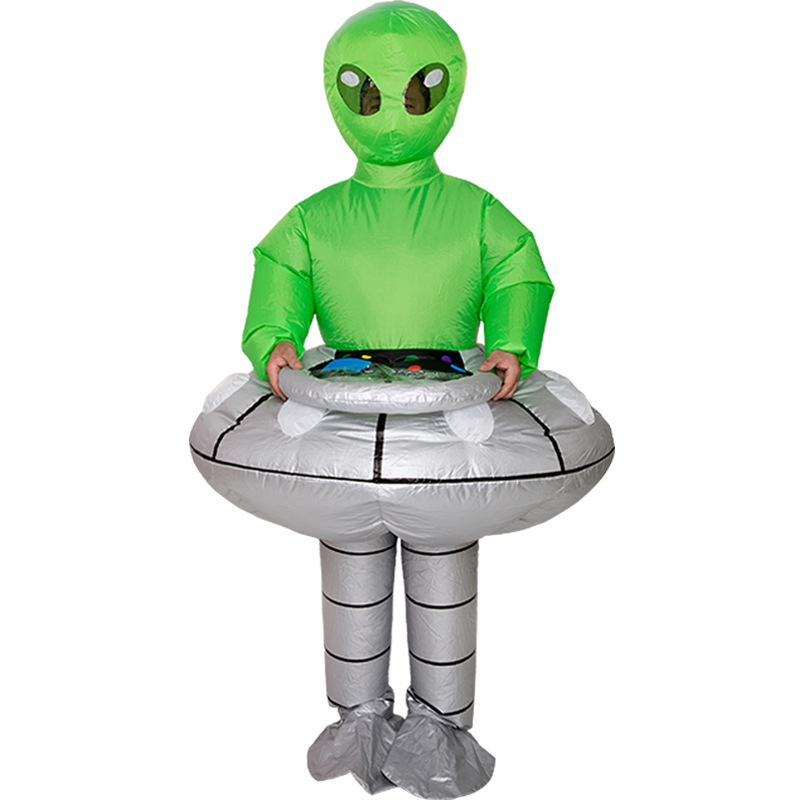 Halloween funny costume flying saucer alien inflatable clothes - MYanimec