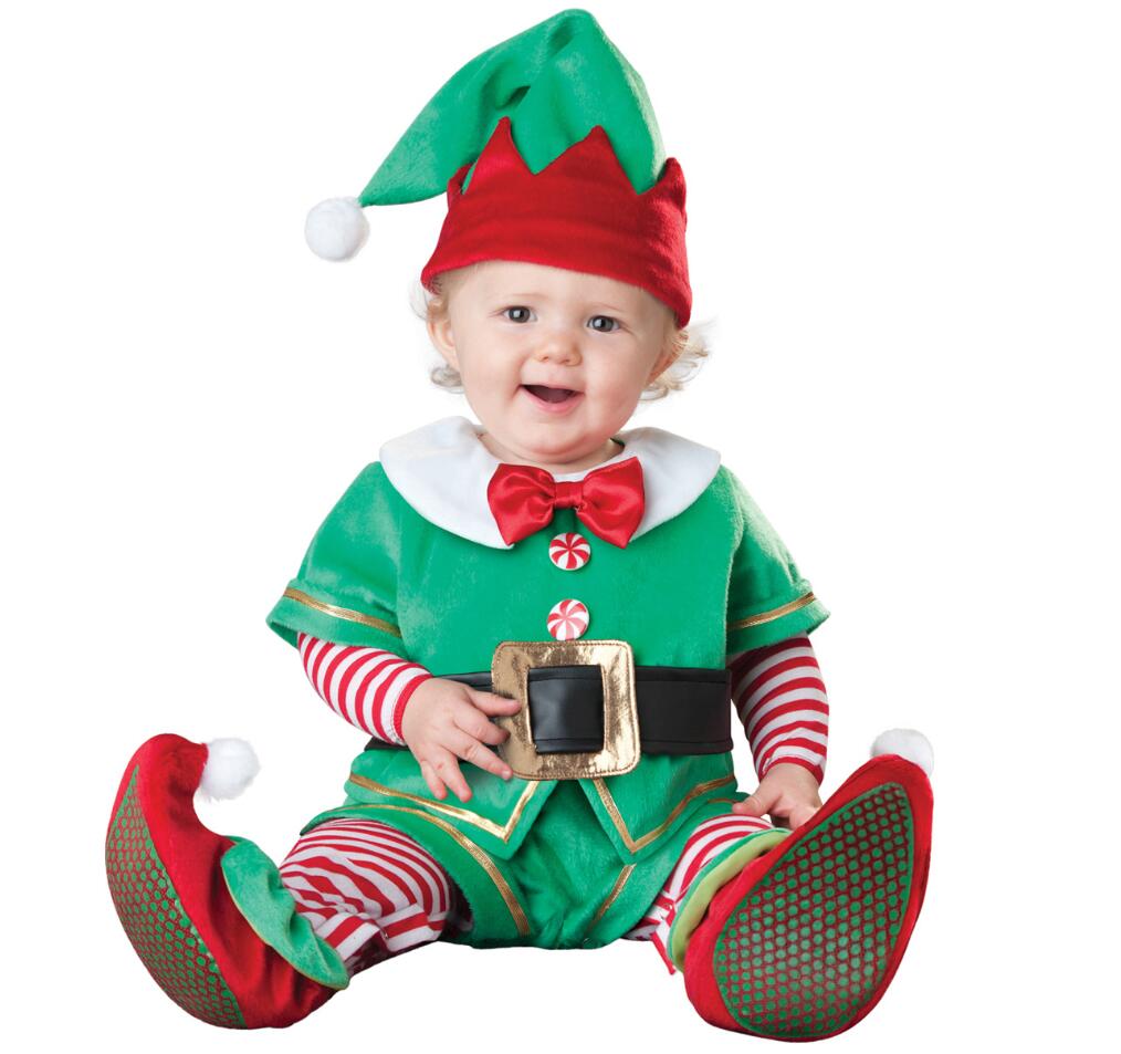 Halloween kids cosplay suit christmas baby elf costume - MYanimec