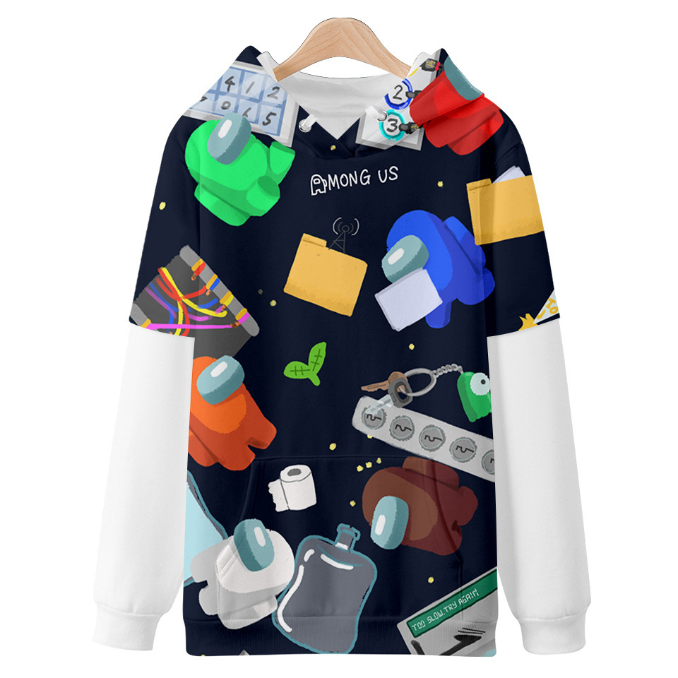 Among us adult Unisex man woman hoodie sweatshirt sweater 3D printing ...