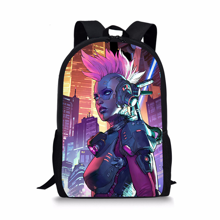 Cool Backpack Kids Backpack School Cyberpunk Backpack - MYanimec