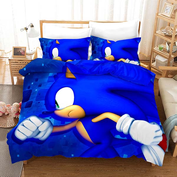 Sonic Bed Comforter Set 3D Style - MYanimec