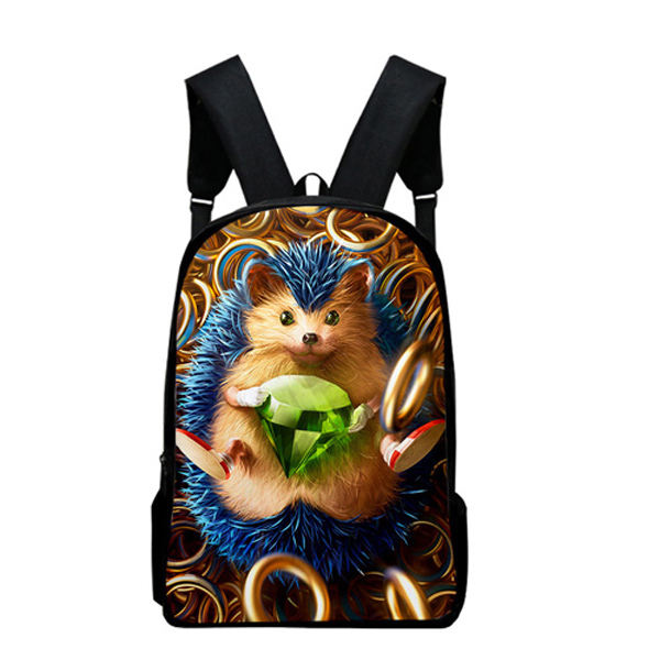 The Cute Hedgehog Back Bag Sonic Backpack - MYanimec