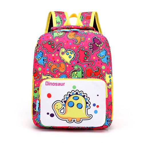 Red Toddlers And Kids Dinosaur Backpack - MYanimec