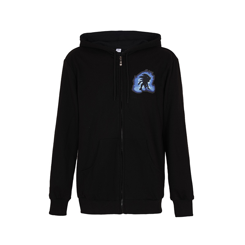 Sonic Hoodie The Hedgehog Zip Up Hooded Sweatshirt - MYanimec