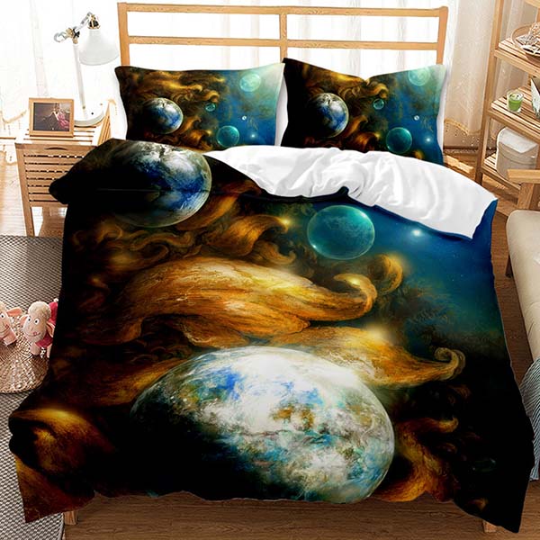 3D Printing Three-Picec Galaxy Bed Set - MYanimec
