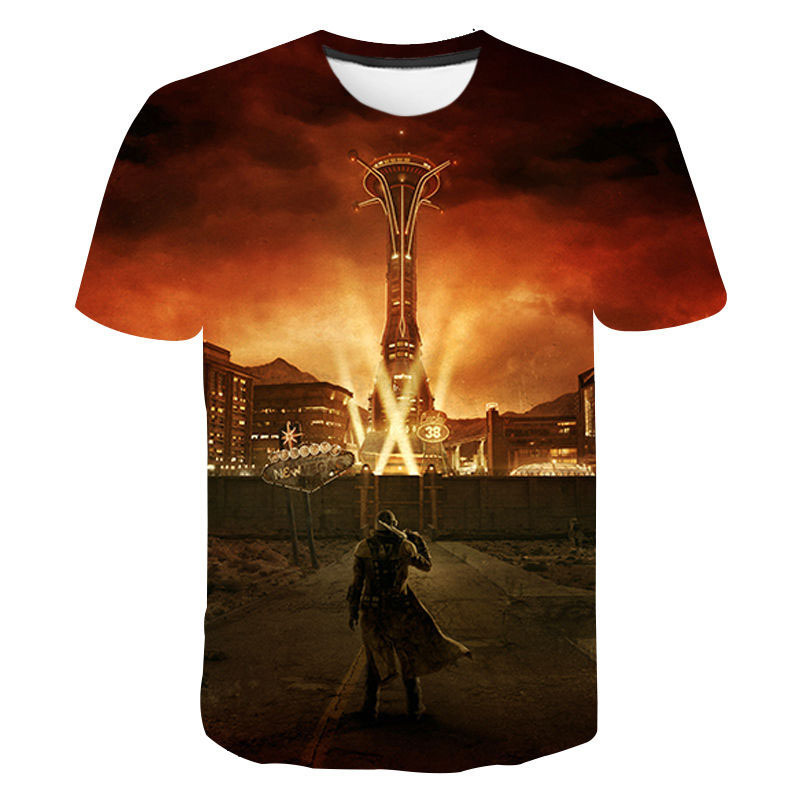 Fallout Colorful Mens T Shirts - MYanimec