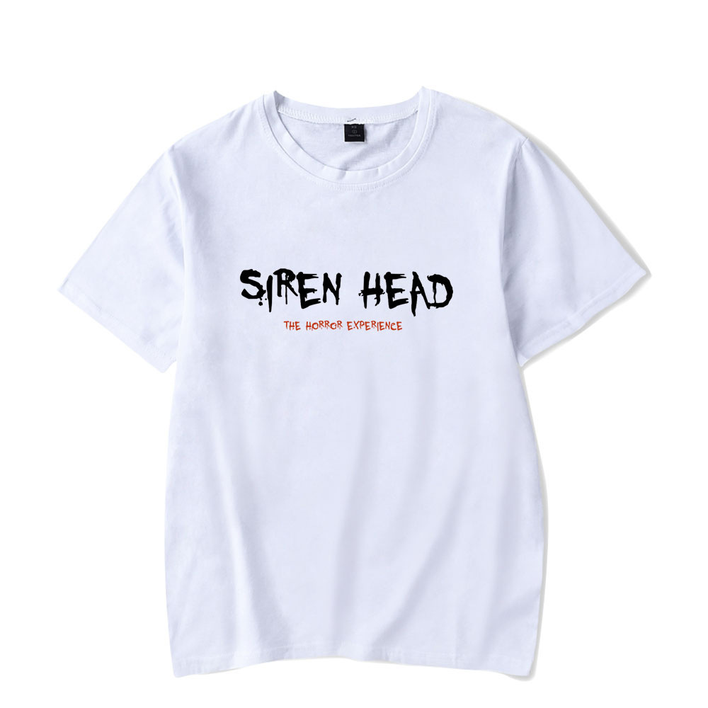 Cool Siren Head Short Sleeve White T Shirts - MYanimec