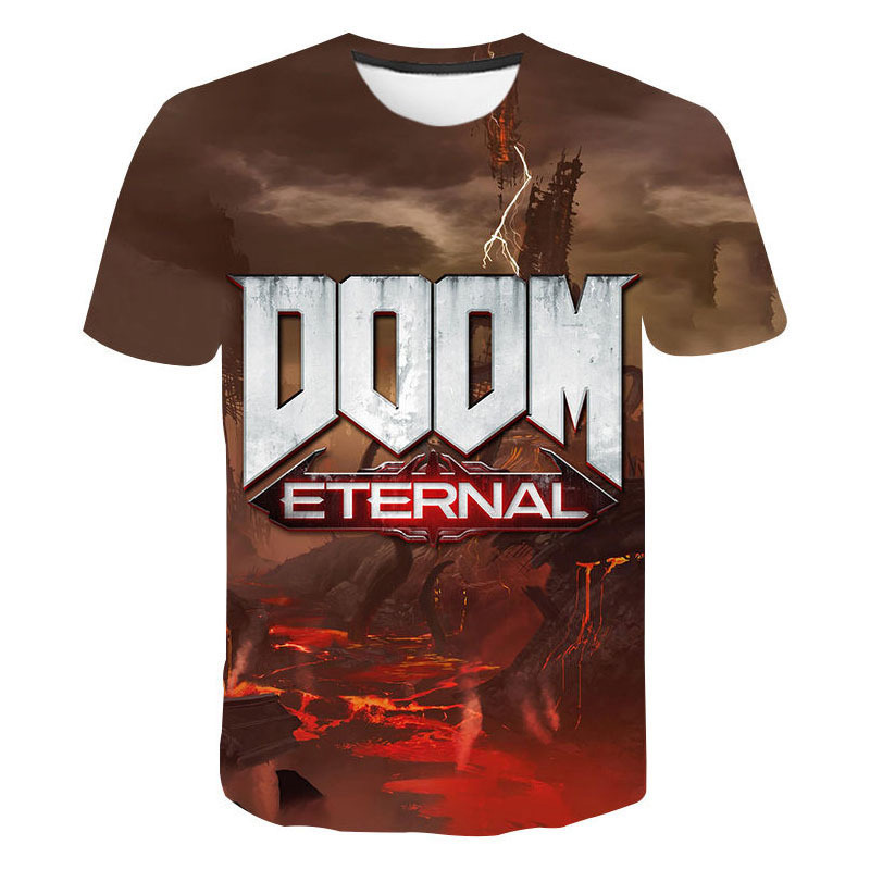 Colorful Game Doom T Shirts - MYanimec