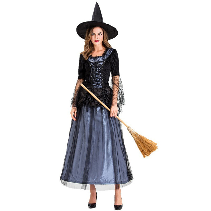 Womens Magic Magician Witch Role Play Costume Fun Cosplay - MYanimec