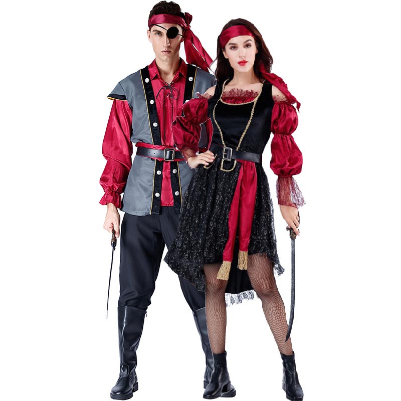 Couples Halloween Costumes Pirate Outfit - MYanimec