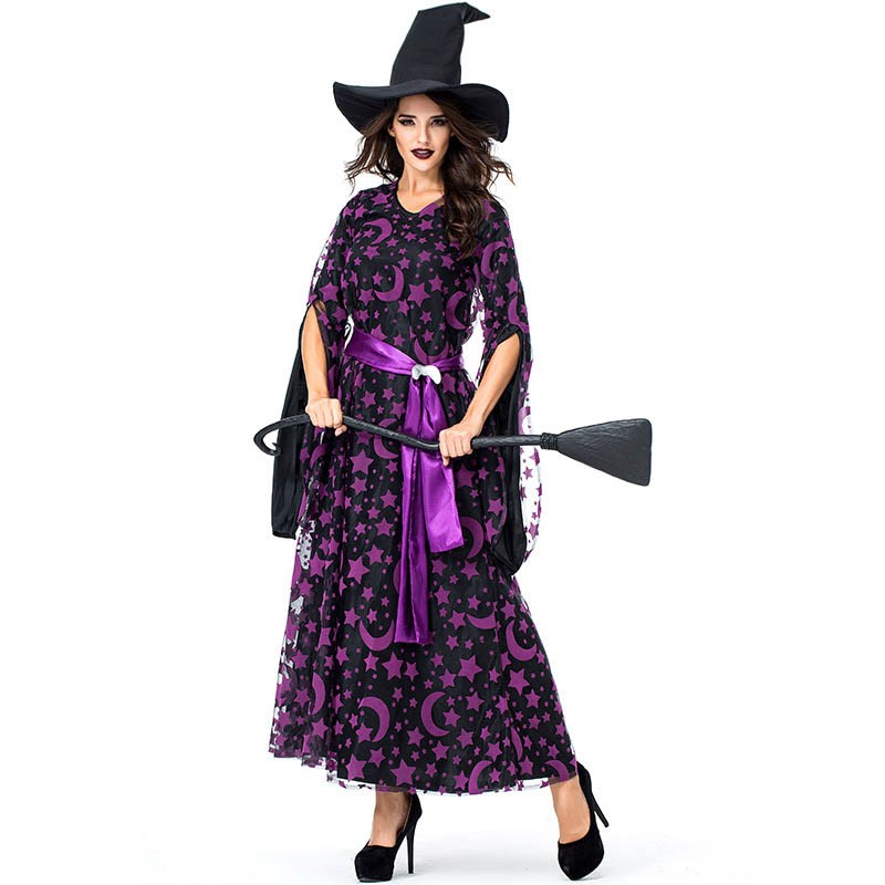 Magic Cosplay Role Play Magician Witch Costume - MYanimec