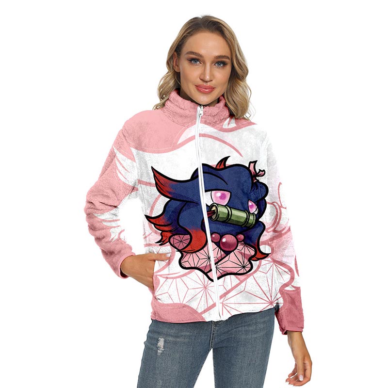 Womens Anime Colorful Jacket Coat - MYanimec