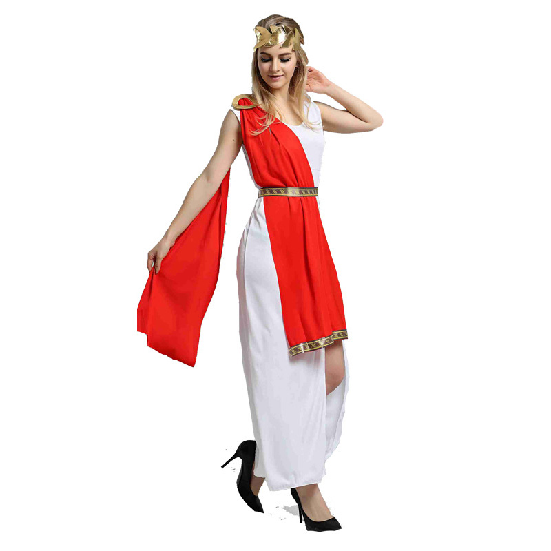 Womens Roman Goddess Costume Dress - MYanimec