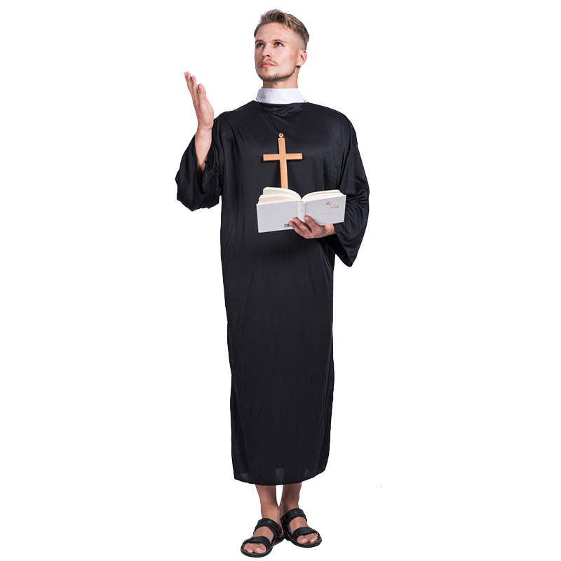 Halloween Father Pontifex Pope Costume Outfit - MYanimec
