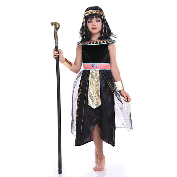 Egypt Egyptian Princess Costume Black Dress - MYanimec