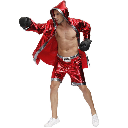 Mens Boxing Costume Halloween Adults Outfit - MYanimec