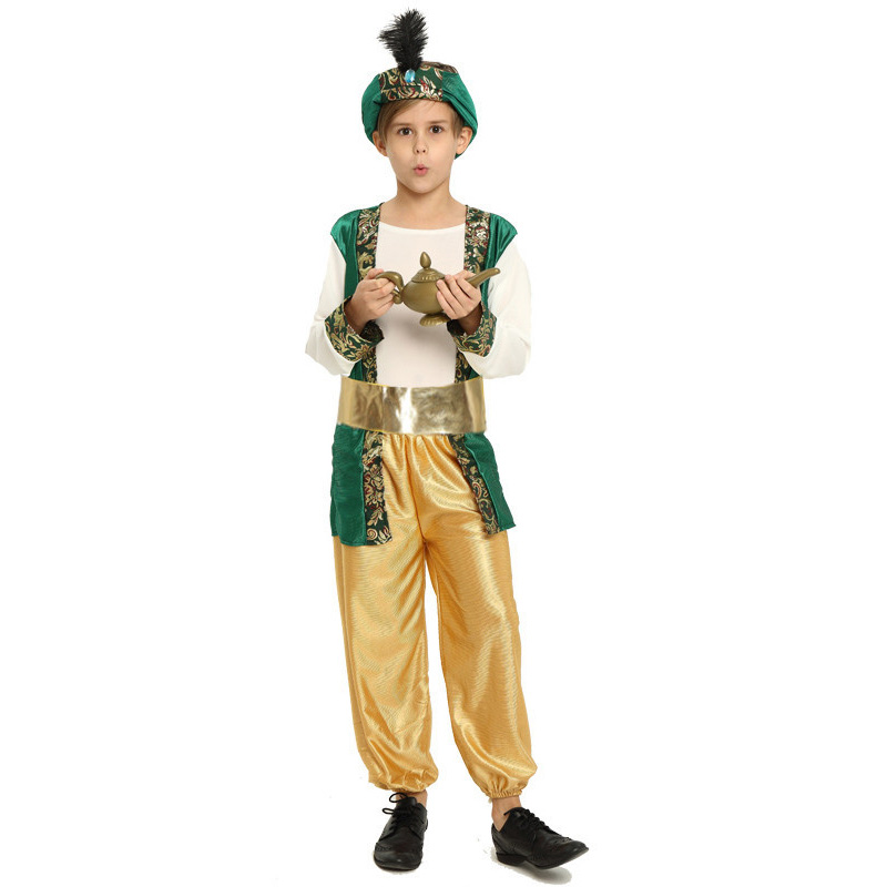 Halloween Prince Costume Aladdin Costume For Boys - MYanimec