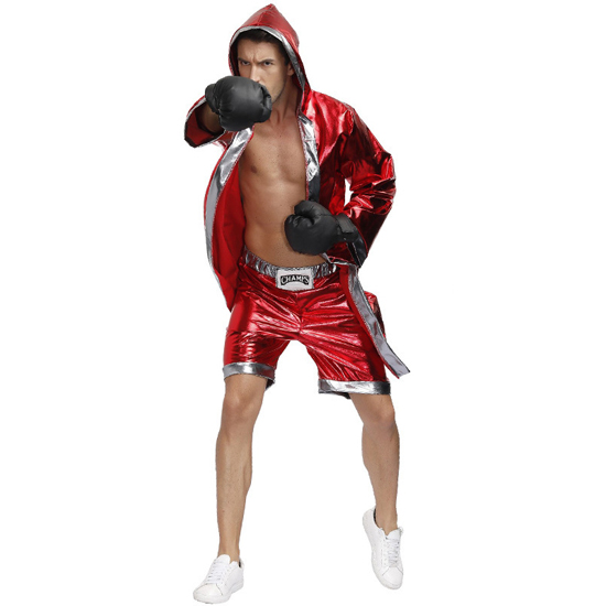 Mens Boxing Costume Halloween Adults Outfit - MYanimec