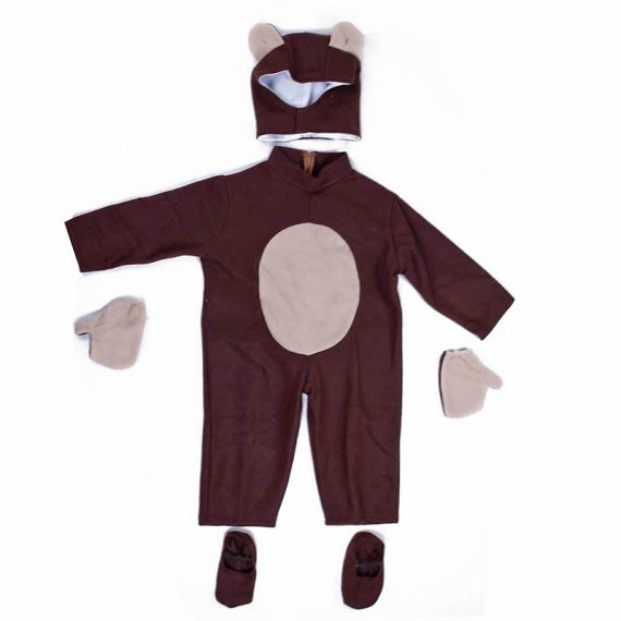 Brown Bear Costumes Halloween Furry Outfit - MYanimec