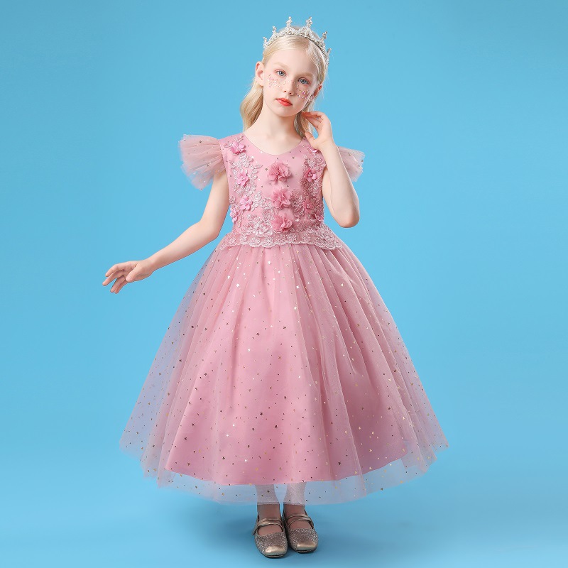Princess Pink Costumes Dress Outfit For Girls - MYanimec