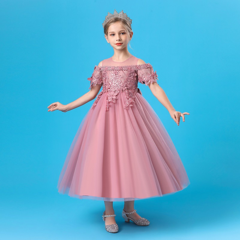 Pink Princess Costumes Girls Dress - MYanimec