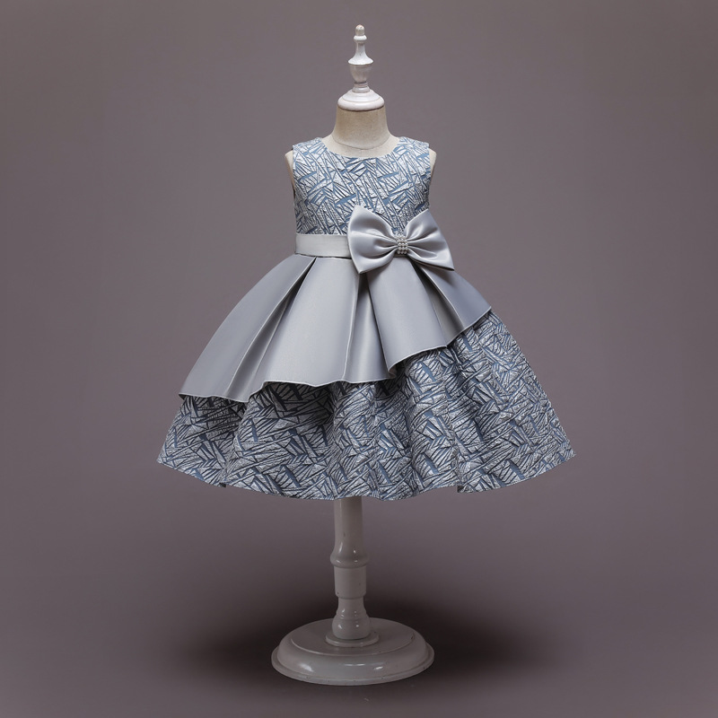 Gray Princess Dress Girls Costumes Outfit - MYanimec