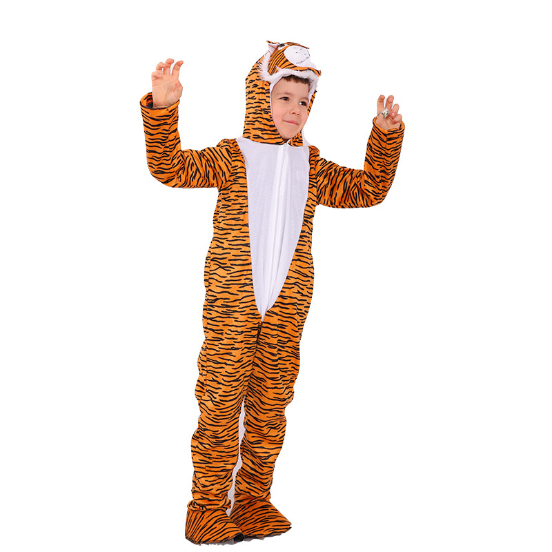 Halloween Tiger kids Costumes Outfit - MYanimec