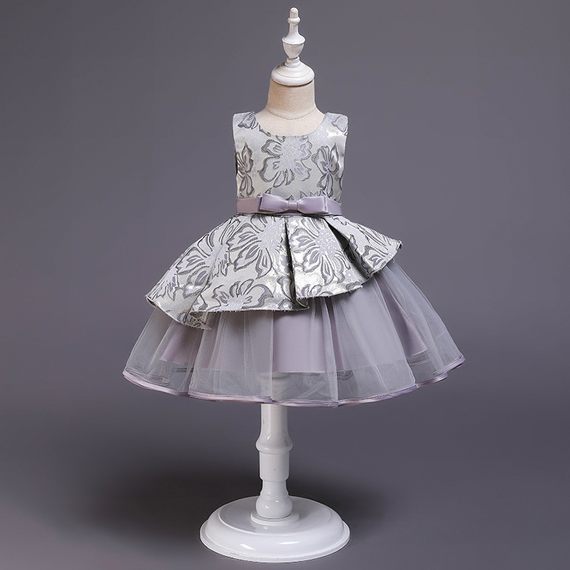 Halloween Princess Gray Costumes Girls Dress - MYanimec