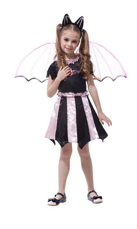 Girls Cute Bat Halloween Costume - MYanimec