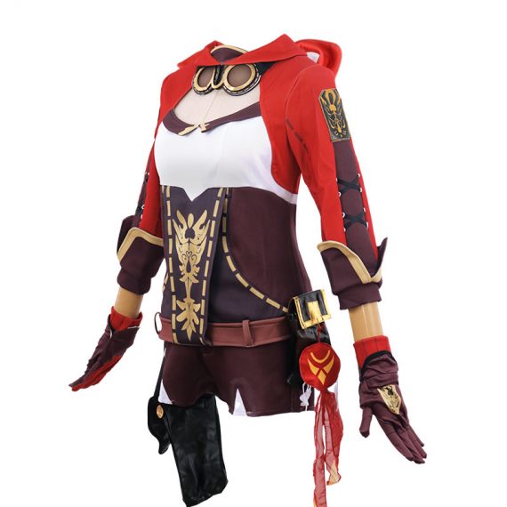 Genshin Impact Amber Costume Cosplay - MYanimec