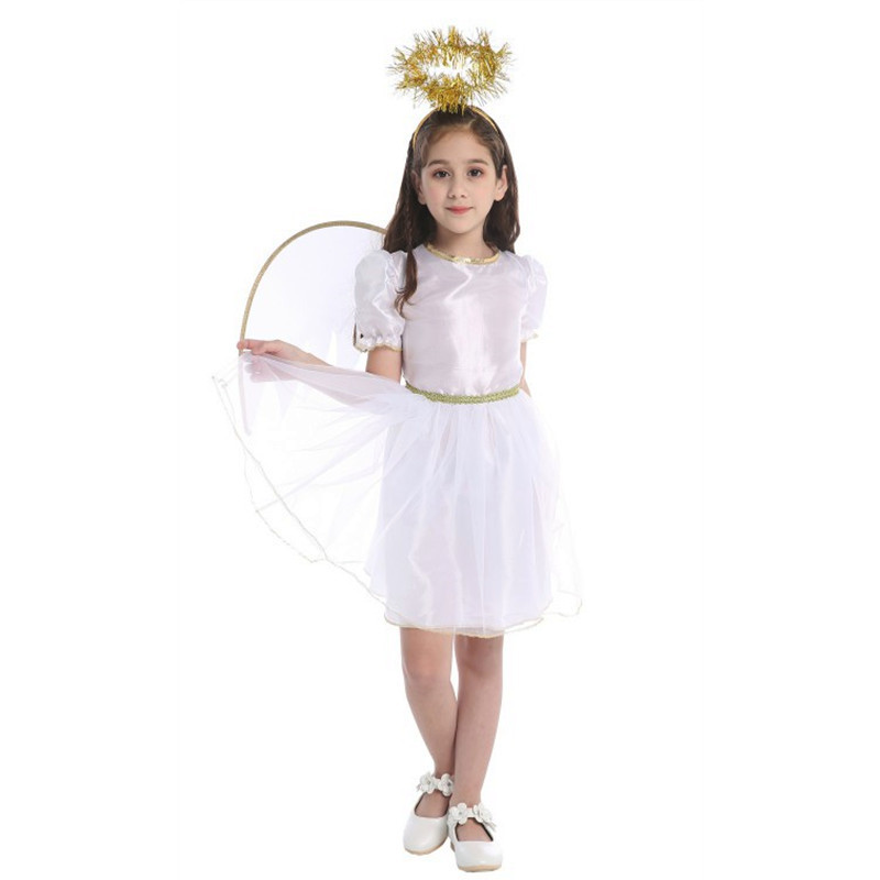 Halloween Girls Angel Wings Costumes For Kids - MYanimec