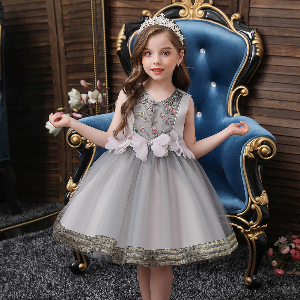 Gray Princess Costumes Outfit Skir Dress - MYanimec