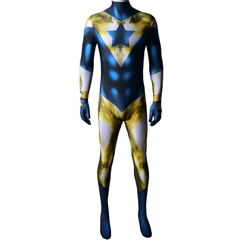 Halloween Booster Gold Cosplay Costume - MYanimec
