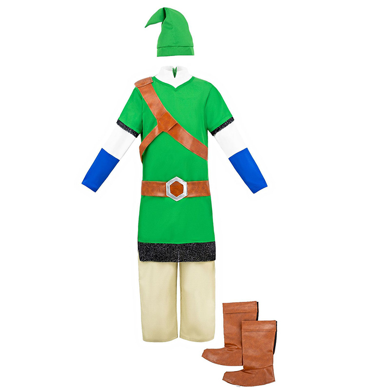 Kids Link Cosplay Suit Legend Of Zelda Breath Of The Wild Costumes ...