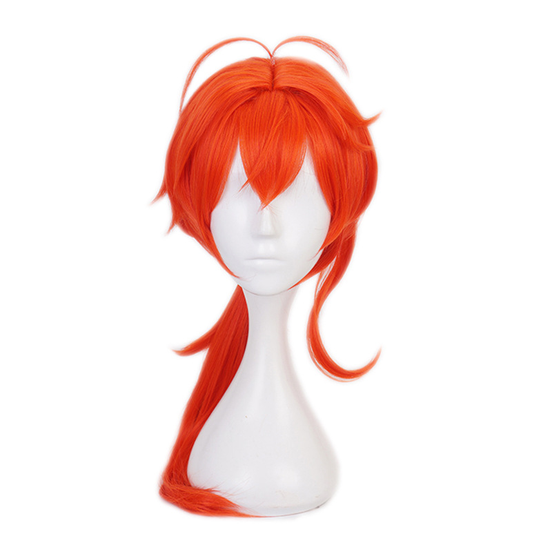 Anime Genshin Impact Diluc Wig Cosplay - MYanimec