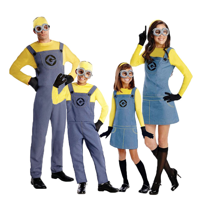 Minion Costume Family Halloween Cosplay Set - MYanimec