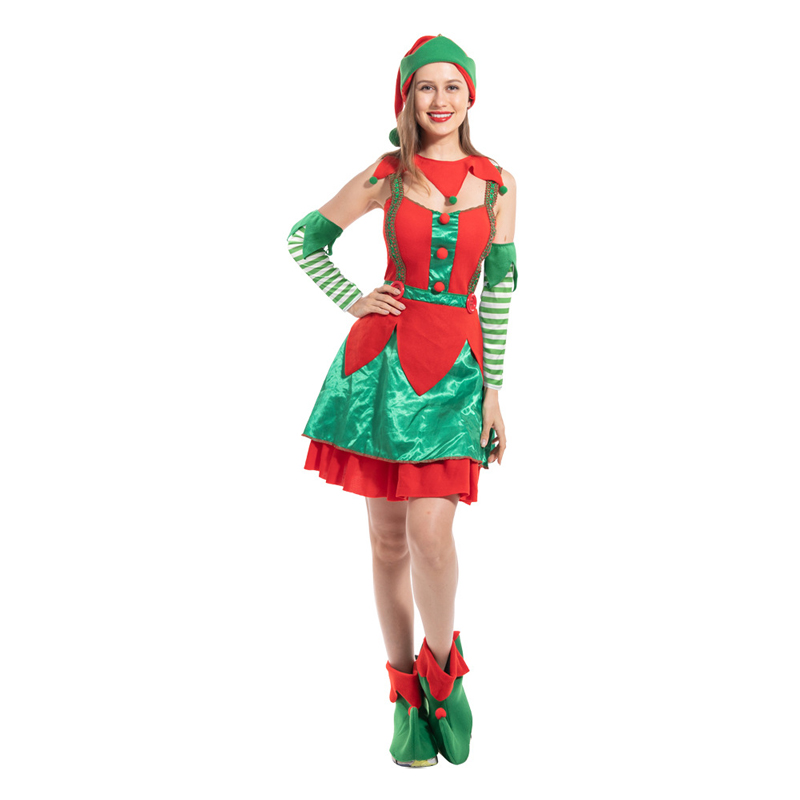 Christmas Party Elf Costume - MYanimec