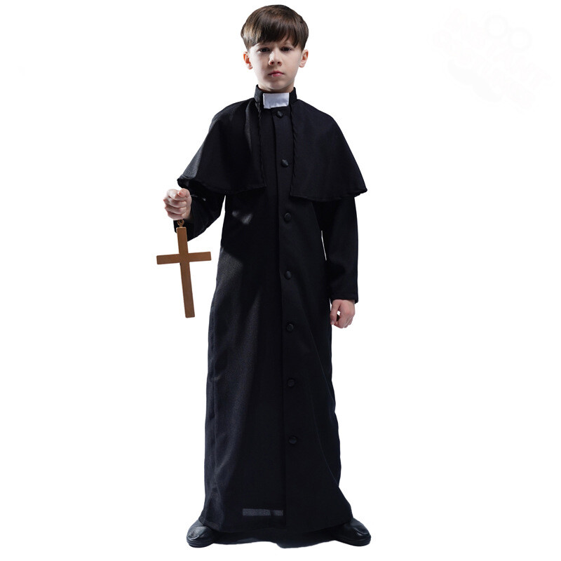 Deluxe Priest Costume for Boys - MYanimec