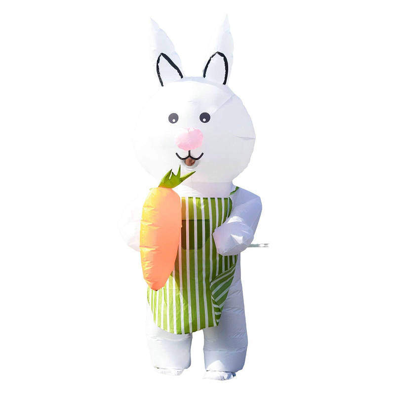 Adult Cute Rabbit Inflatable Costume - MYanimec