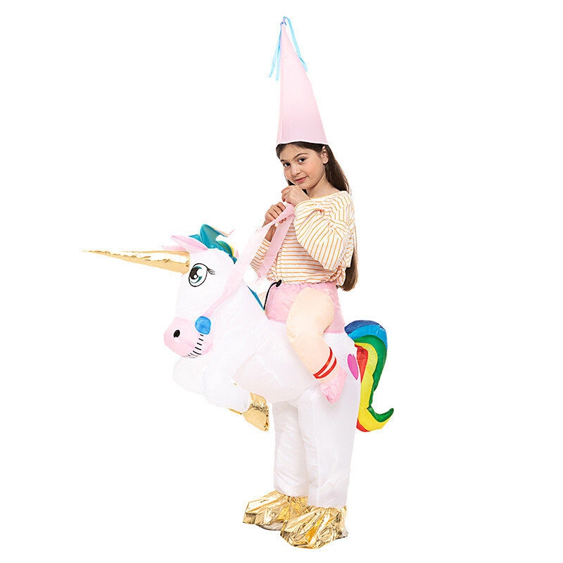 Funny Unicorn Inflatable Costume For Kids - MYanimec