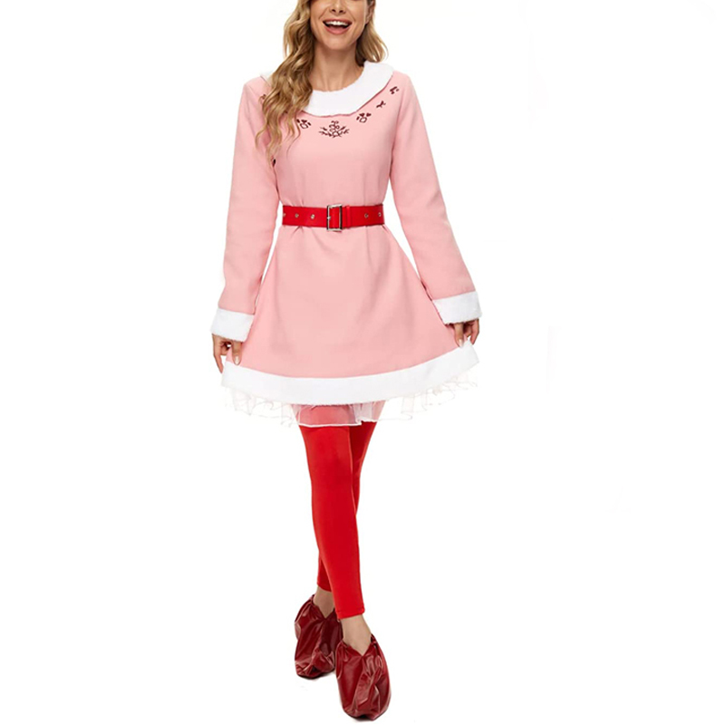 Pink Jovie Elf Movie Costume Dress - MYanimec