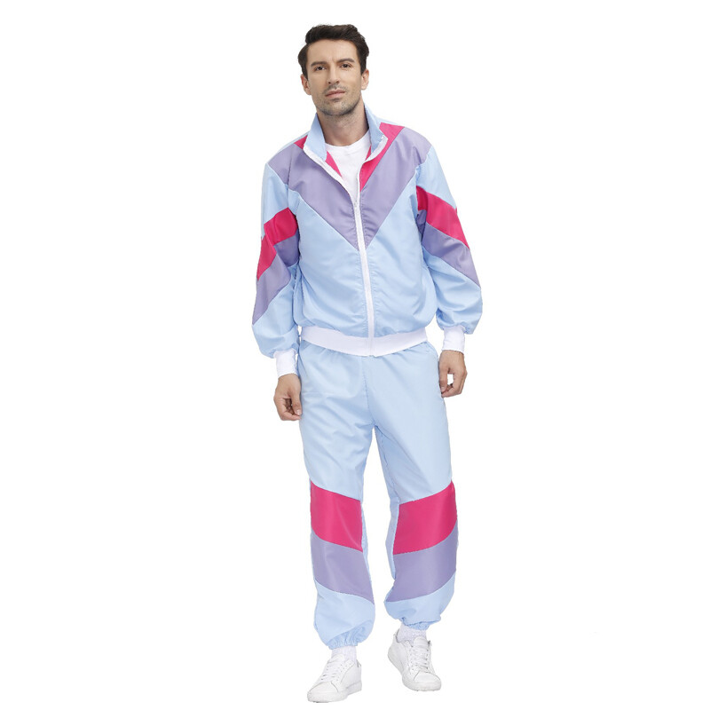 Men’s 1980’s Tracksuit Costume - MYanimec