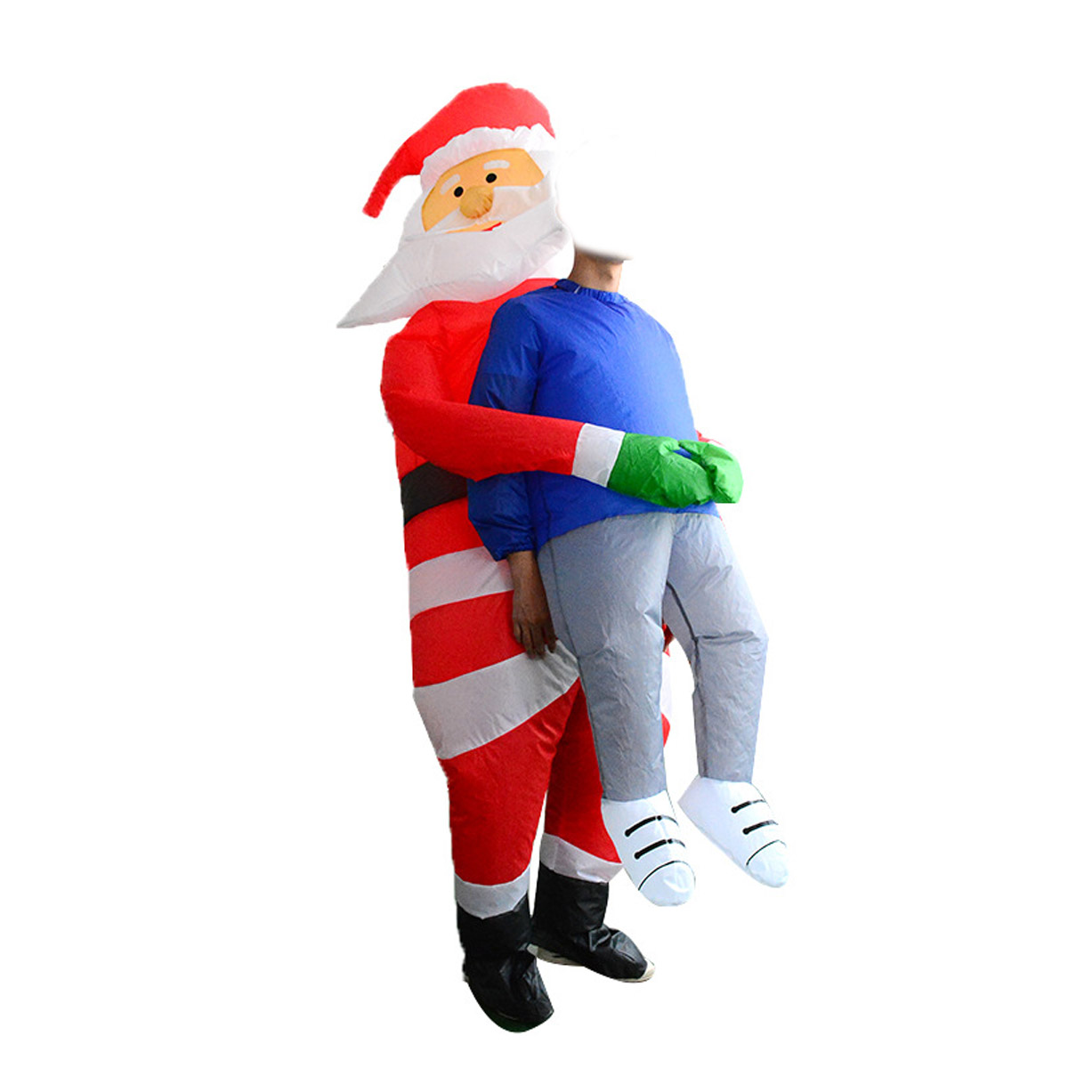 Riding Santa Claus Christmas Inflatable Costume - MYanimec