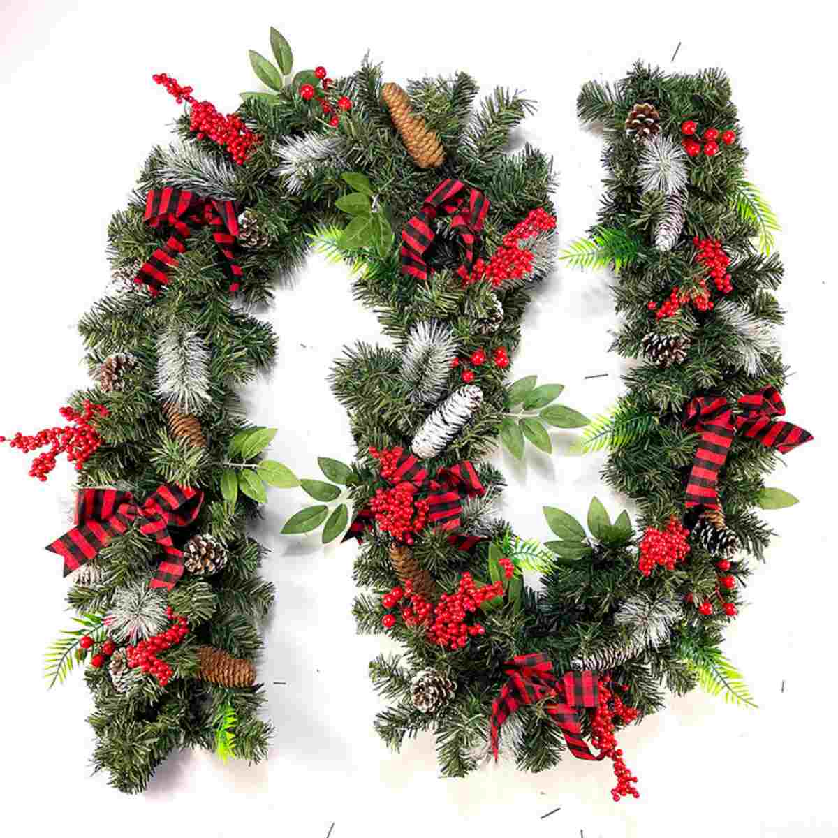 Christmas Tree Garland 70in Decoration - MYanimec
